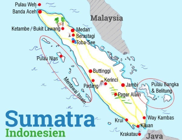 Sumatra Backpacking: Das sind die Highlights von Sumatra